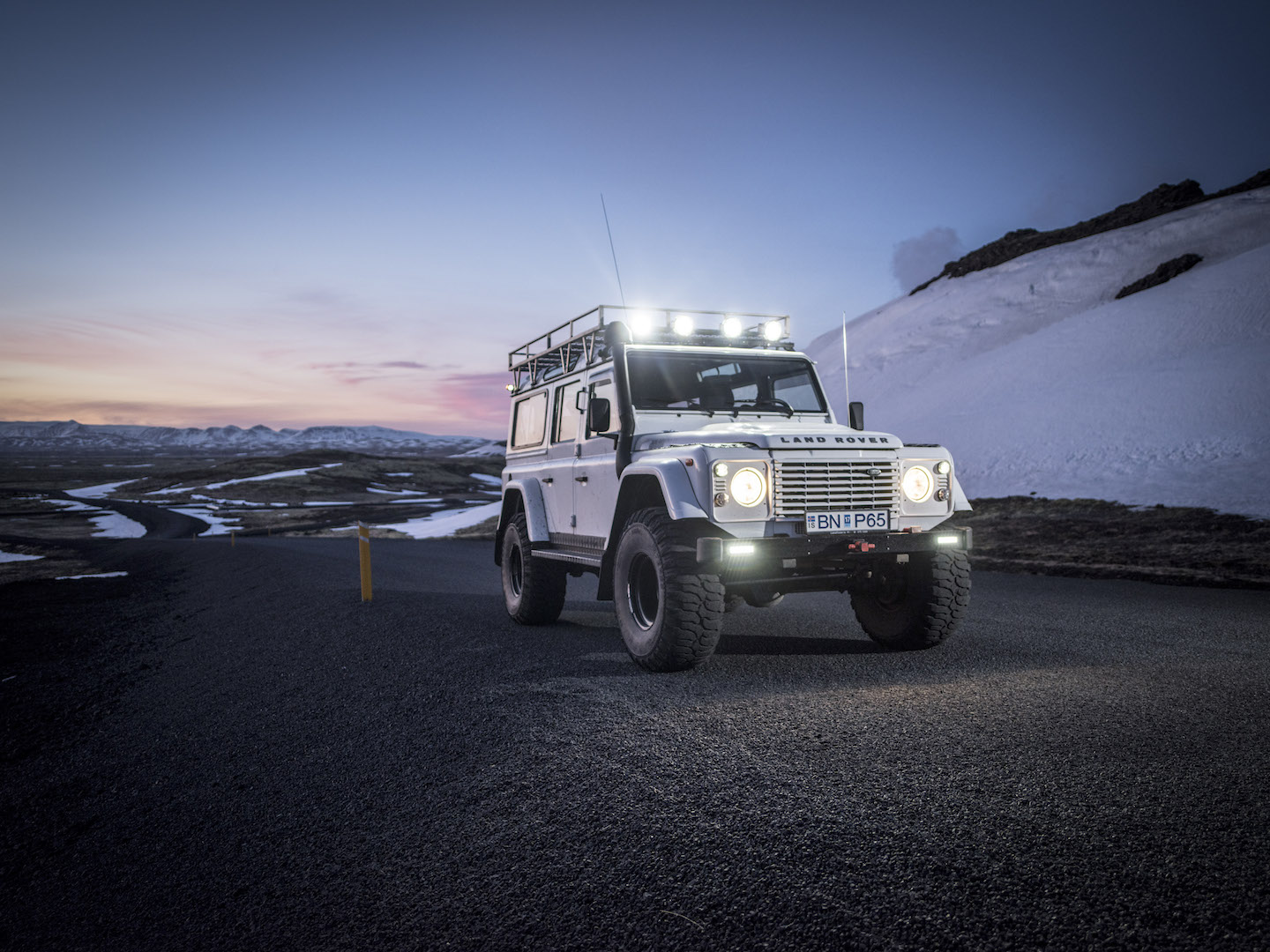 Hire Land Rover Defender Rent 4WD Defender In Iceland Ice rovers